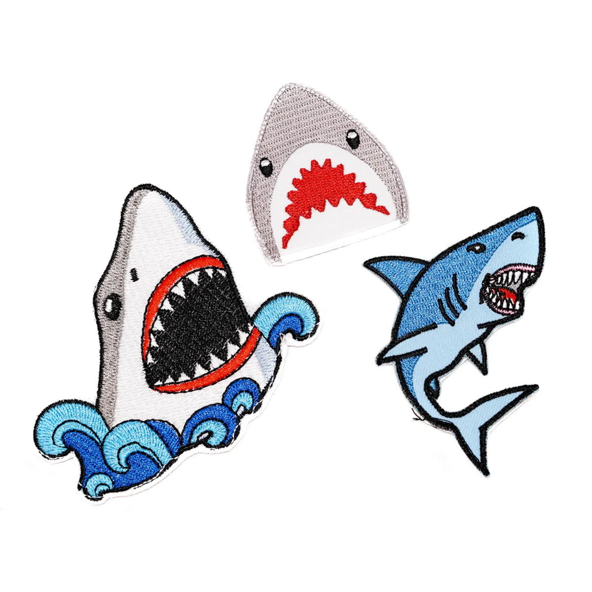 Shark Attack Patch Set | Shark Patch Set | Becco Bags