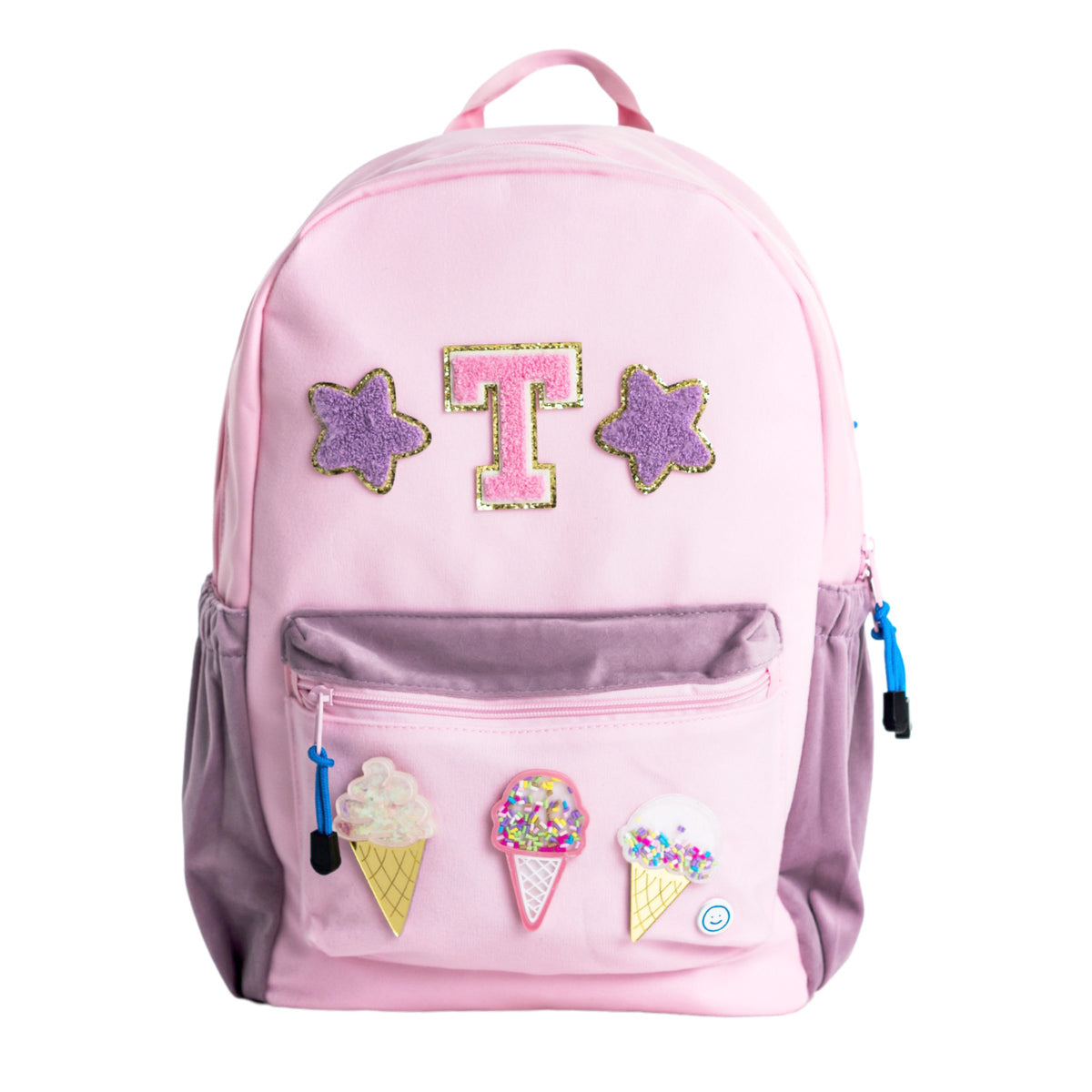 Large Becco Backpack – Pink/Lavender – Becco Bags