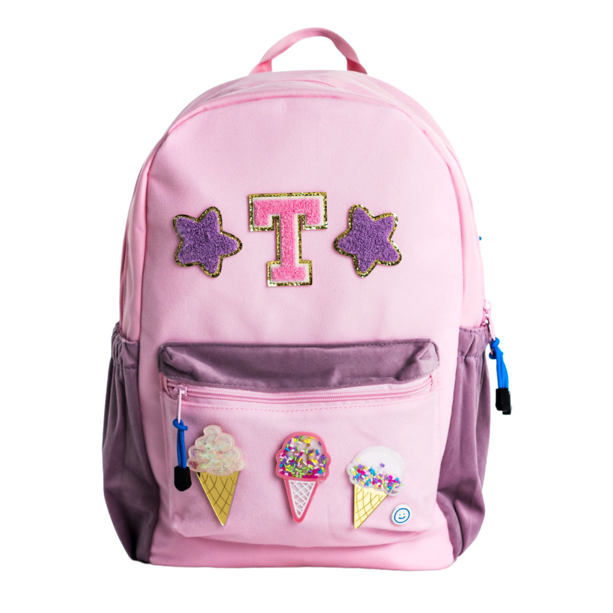 Large Becco Backpack – Pink/Lavender – Becco Bags