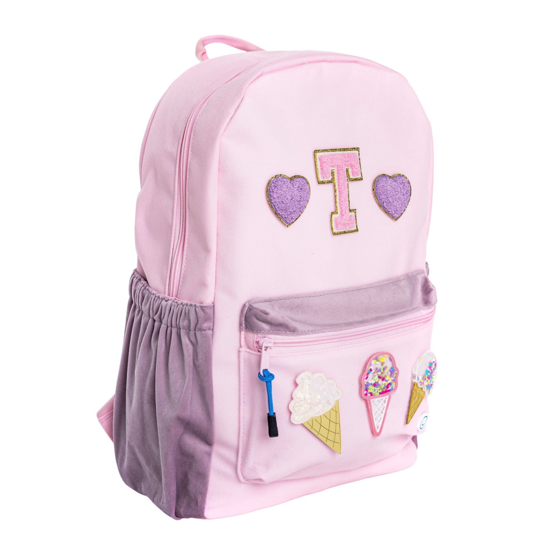 Large Becco Backpack – Pink/Lavender – Becco Bags