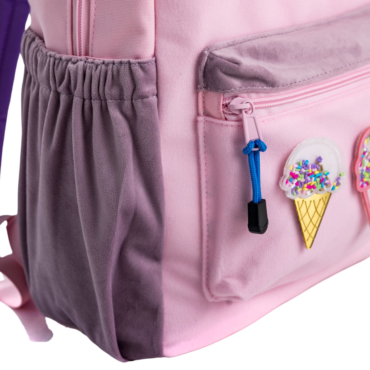 Large Becco Backpack – Pink/Lavender – Becco Bags