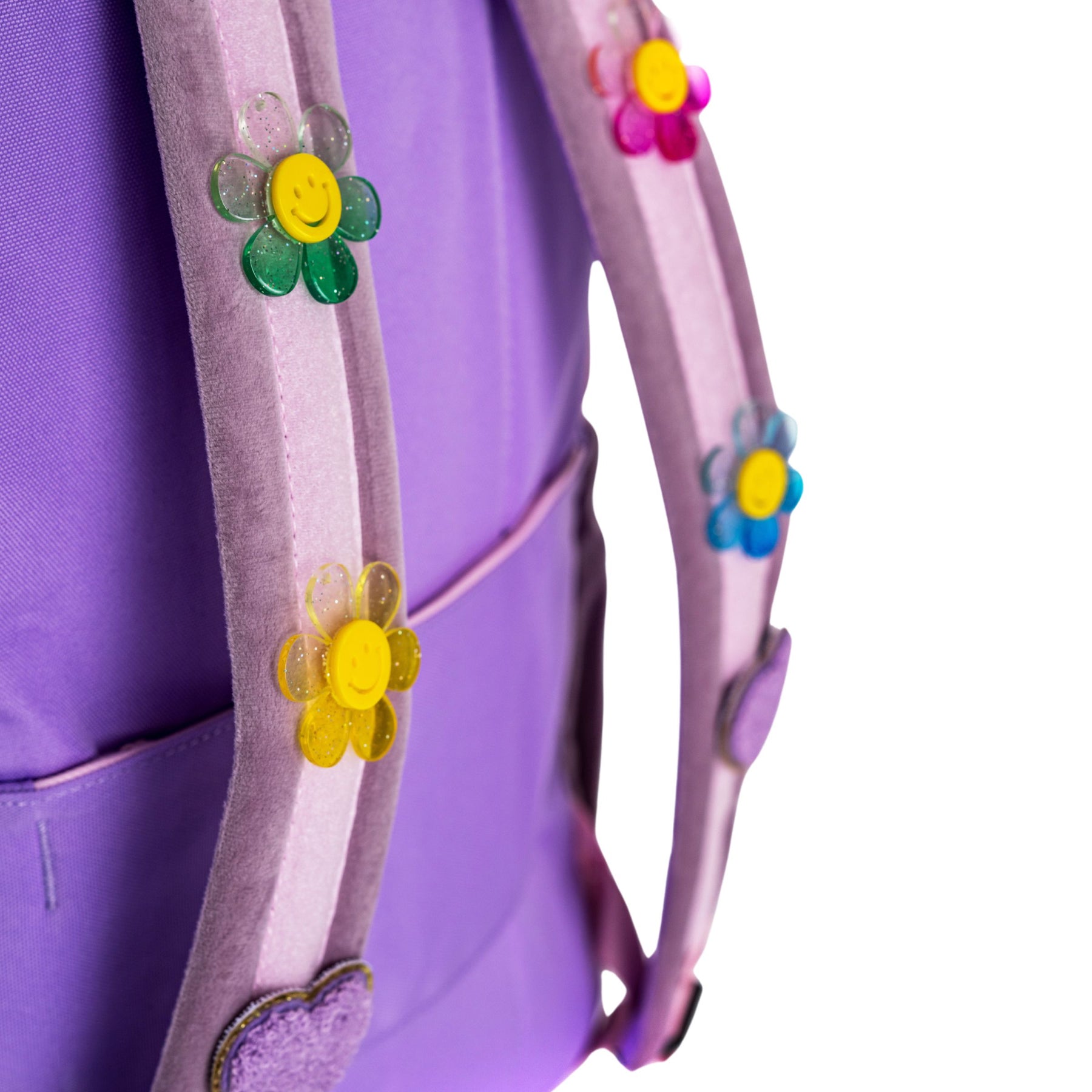 Large Becco Backpack – Pink/Lavender – Becco Bags