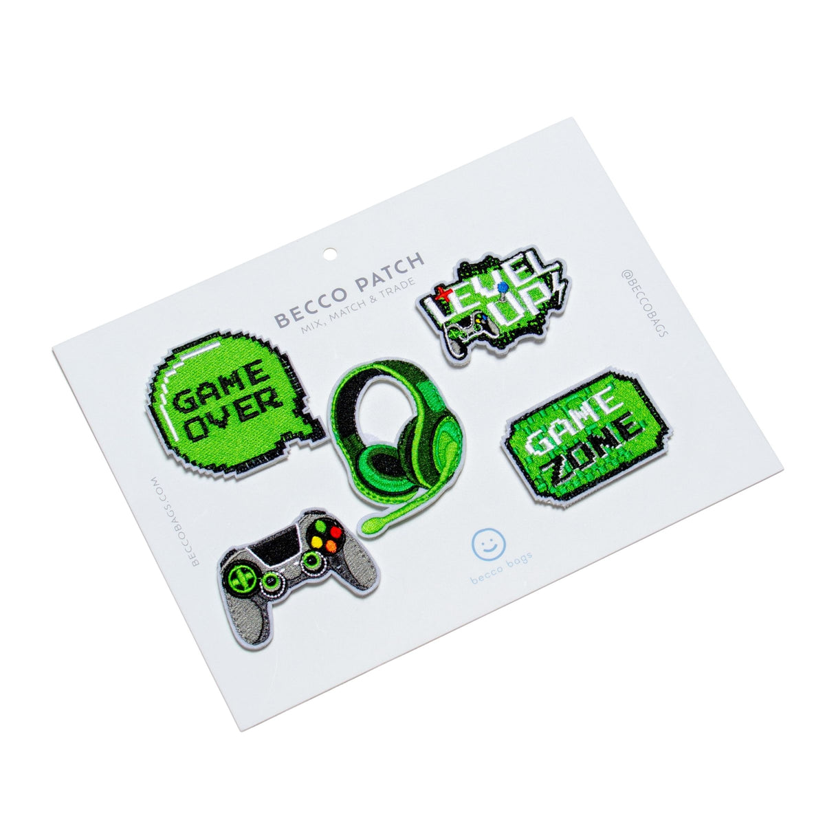 Game On Patch Set – Becco Bags