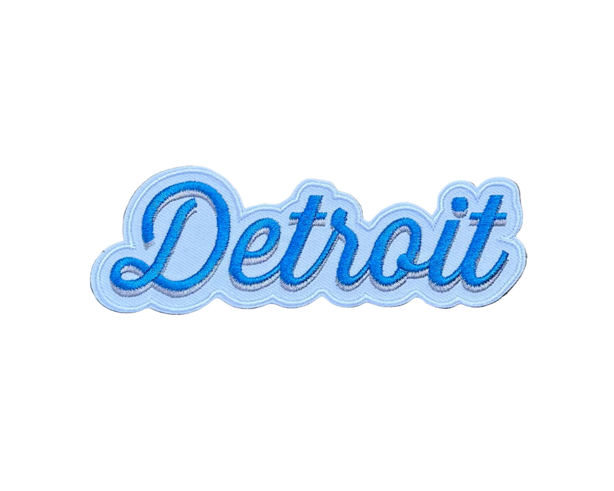 Detroit Script Patch – Becco Bags